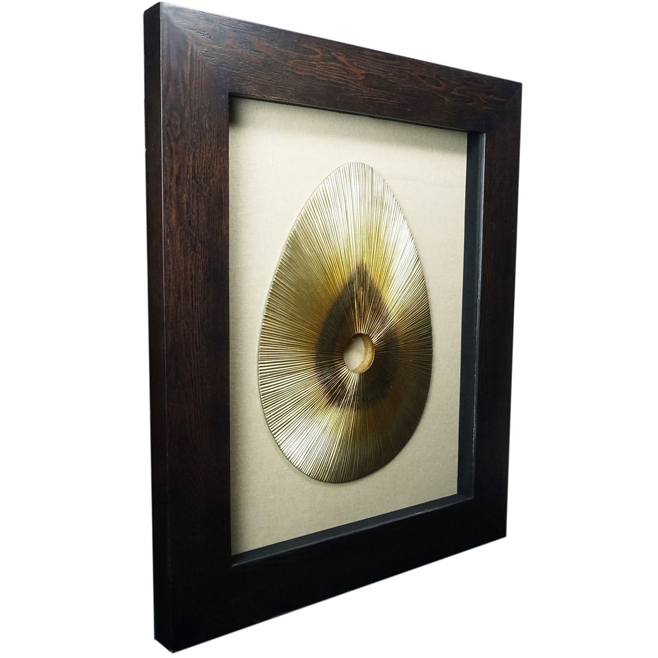 Huji Home Products. Golden Tear Drop Shadow Box (MS9316B) 34.25" L x 28 ...