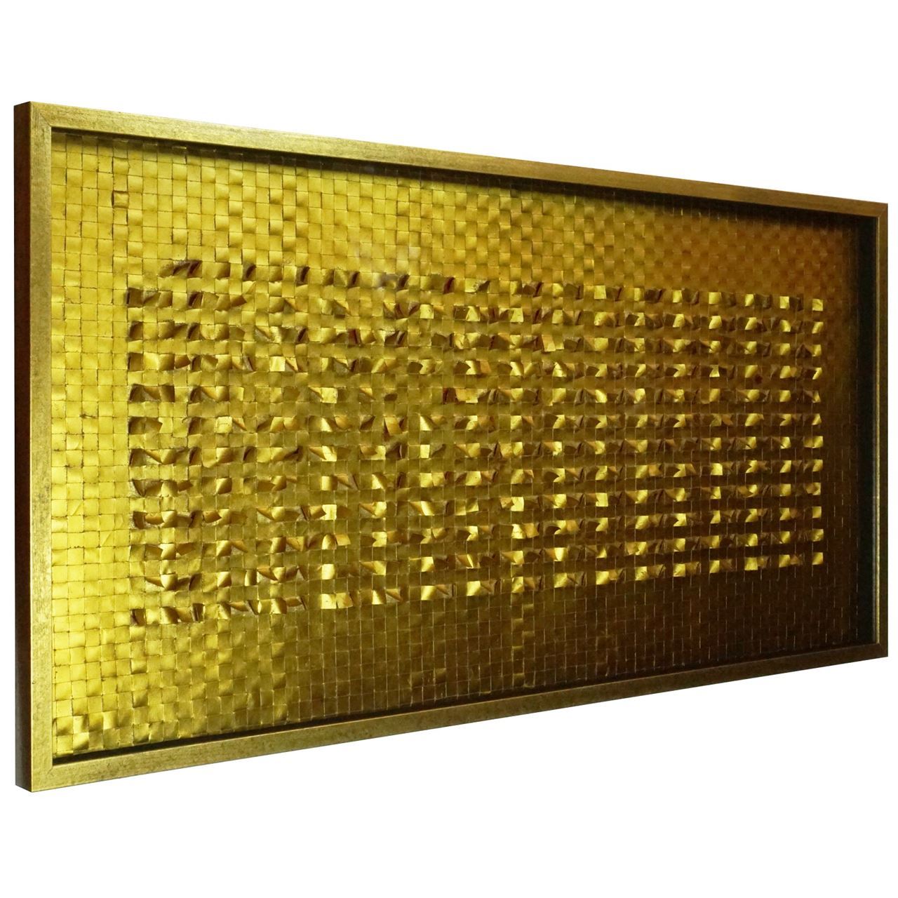 Huji Home Products. Golden Textiles Shadow Box (MS22431) 62.99" L x 31. ...