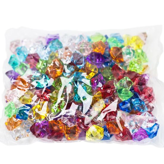 Huji Home Products. HUJI Acrylic Bulk Colored Jewels Gems Faux Diamond ...
