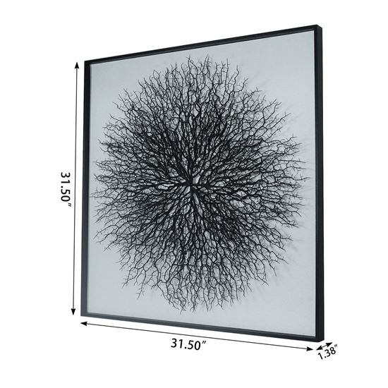 Huji Home Products. Tree Roots Shadow Box Wall Décor (MS56022B) 31.50 ...