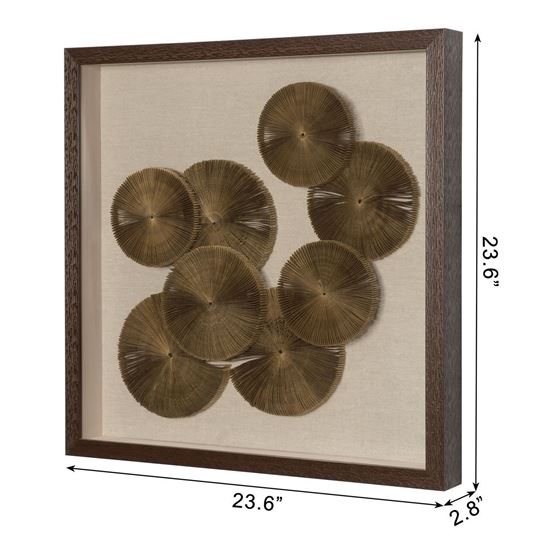 Huji Home Products. HUJI Newspaper Art Shadow Box Wall Décor.